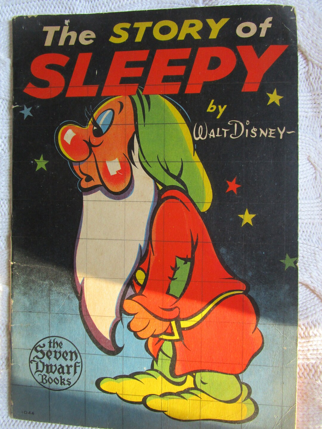 Vintage Walt Disney- the Story of Sleepy- 1938 Paper Book - Etsy