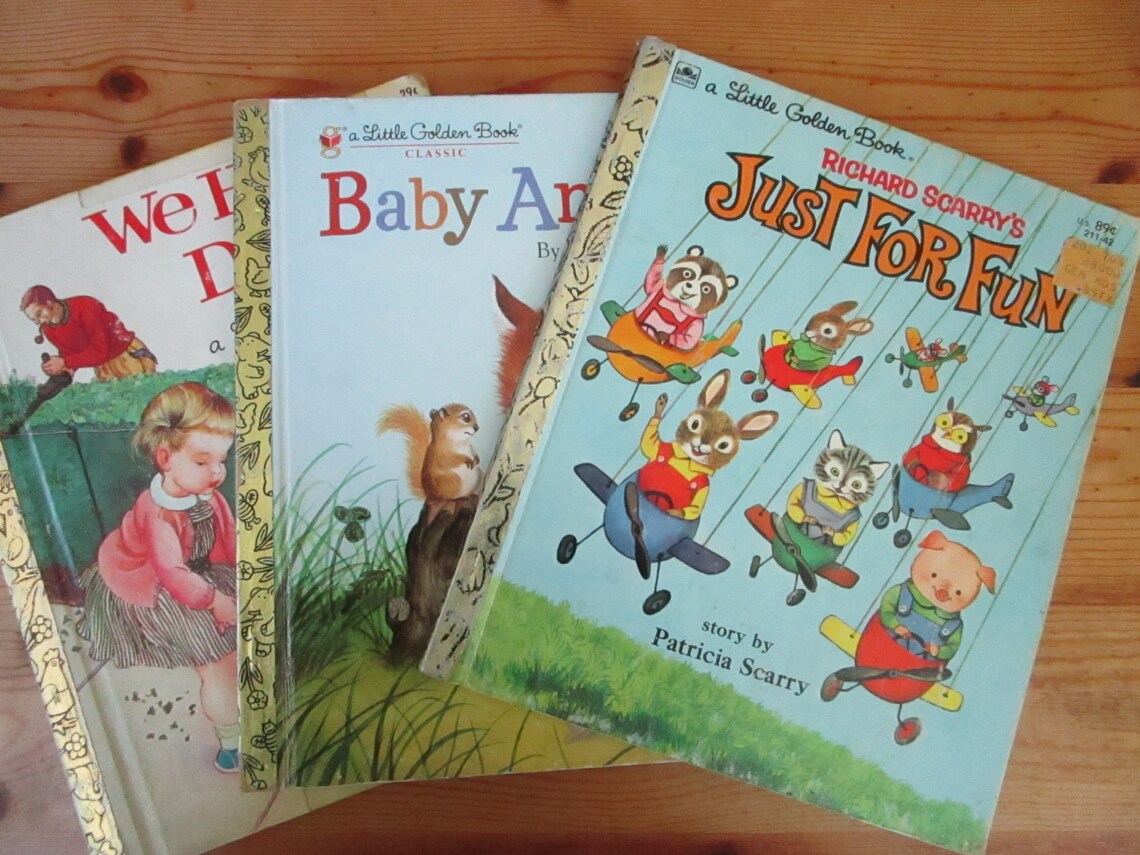 Three Classic 1960s Little Golden Books - Etsy