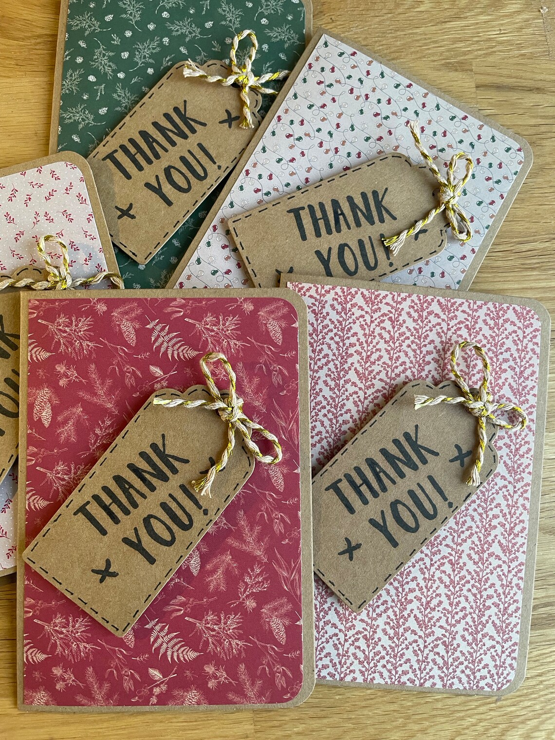 Christmas Thank You Cards, Stocking Fillers, Secret Santa, Thank You ...