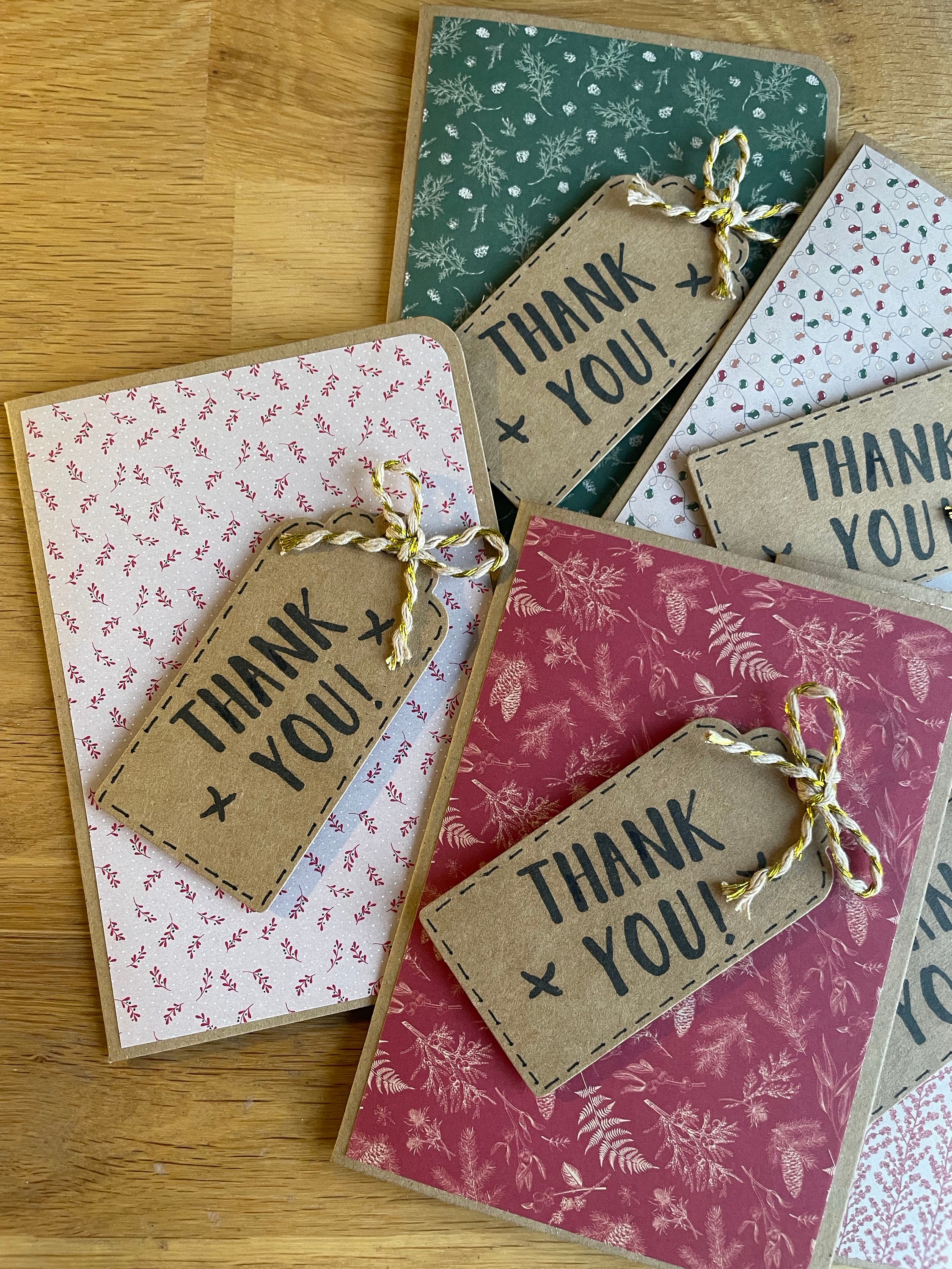 Christmas Thank You Cards, Stocking Fillers, Secret Santa, Thank You ...