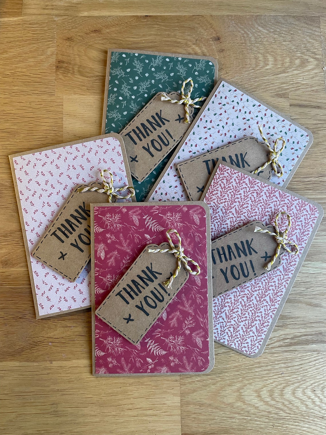 Christmas Thank You Cards, Stocking Fillers, Secret Santa, Thank You ...