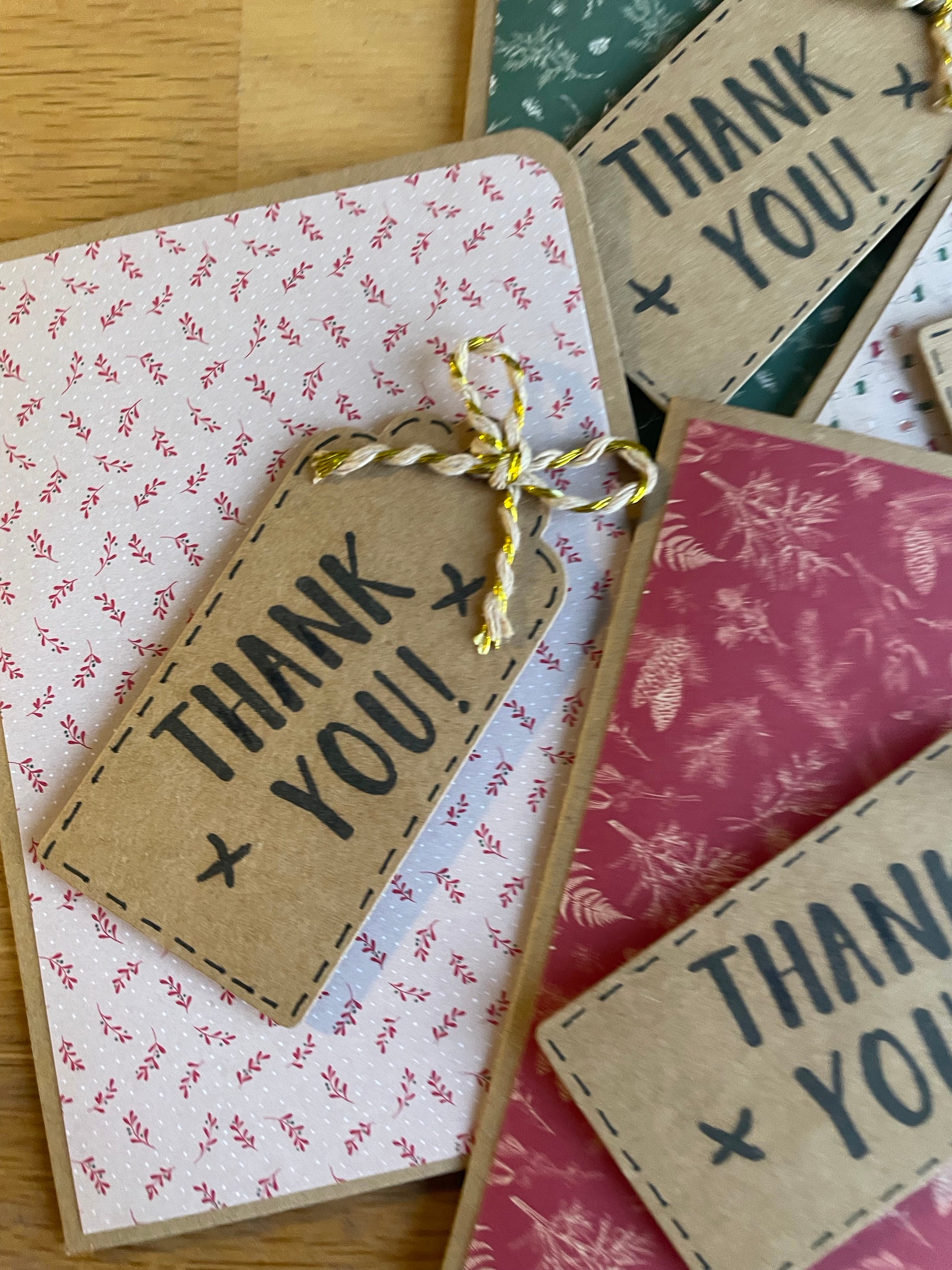 Christmas Thank You Cards, Stocking Fillers, Secret Santa, Thank You ...