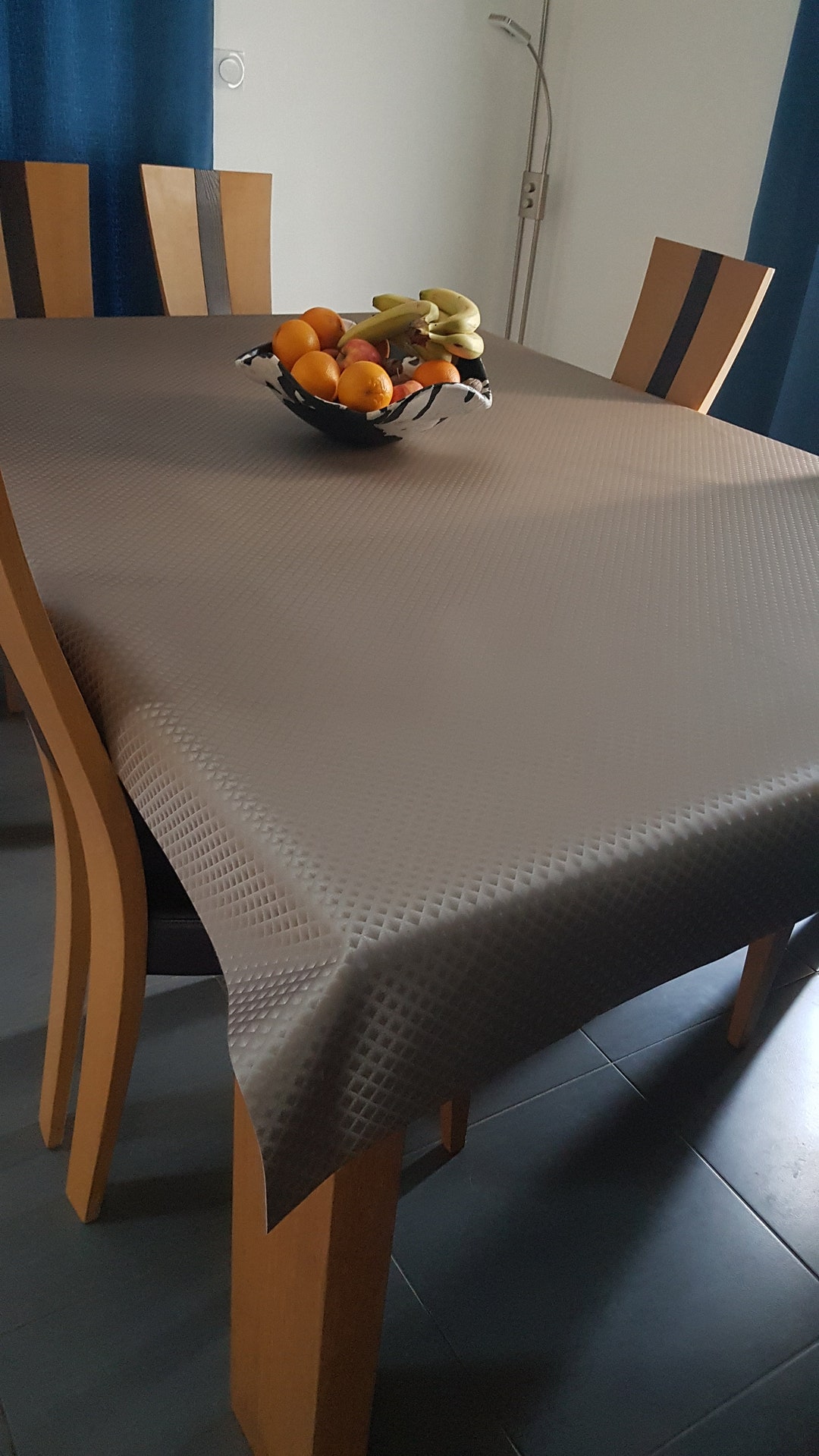 Oilcloth 140 Cm Wide 3D Appearance Taupe Gray. - Etsy