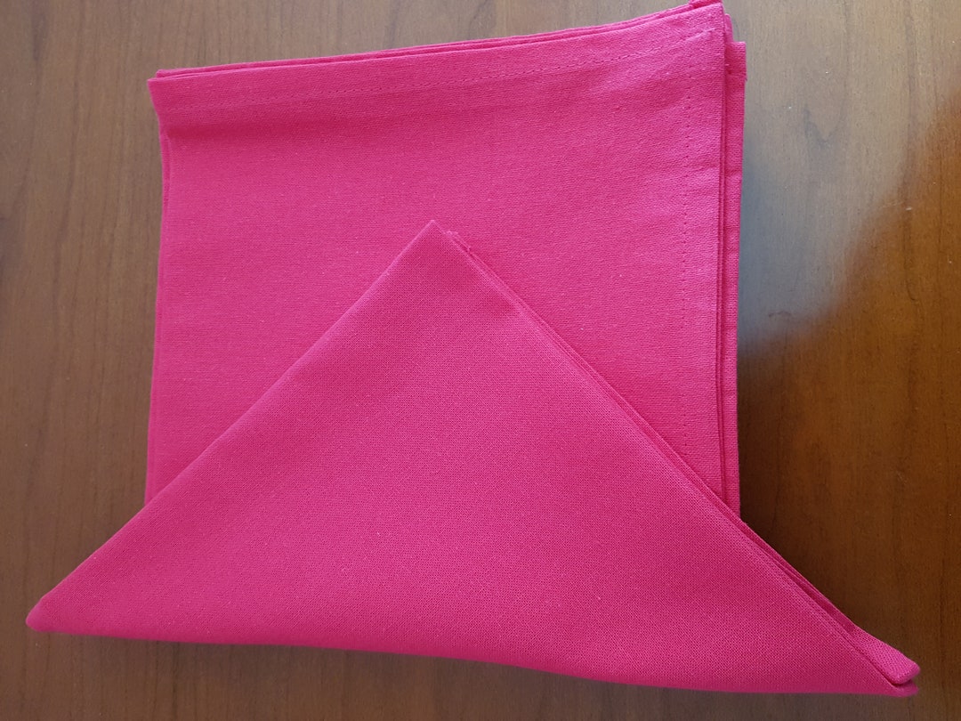 Set of 6 Raspberry Napkins - Etsy