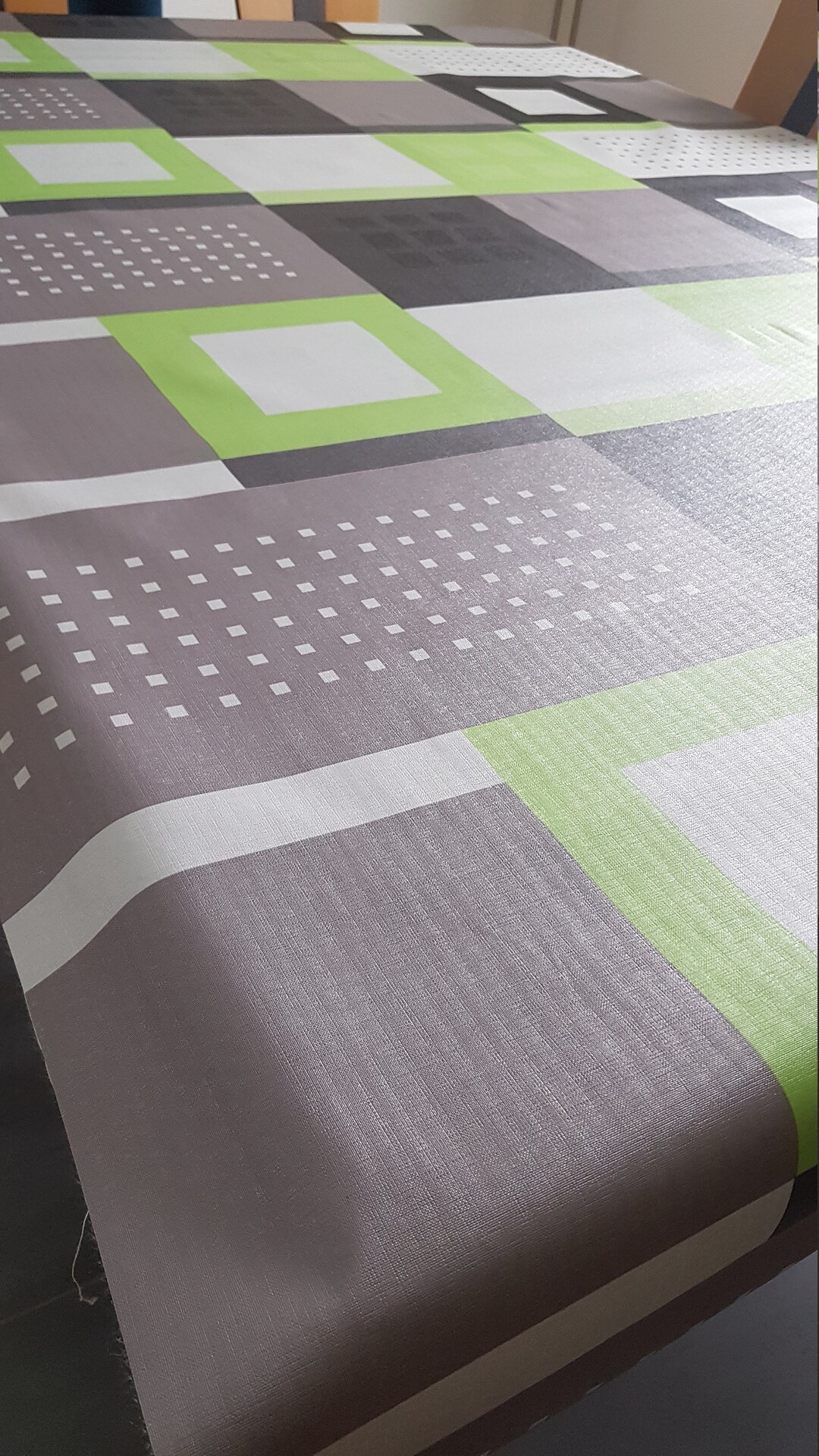 Oilcloth 140 Cm Wide Modern Black and Green - Etsy UK