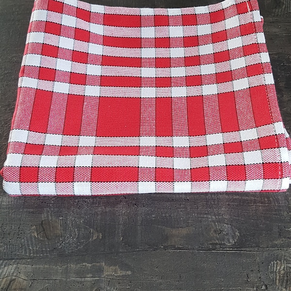 Red Gingham Napkins - Etsy