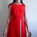 Vintage 60s 70s Red Mod Dress Shift Dress Size M Medium Go Go Dress ...