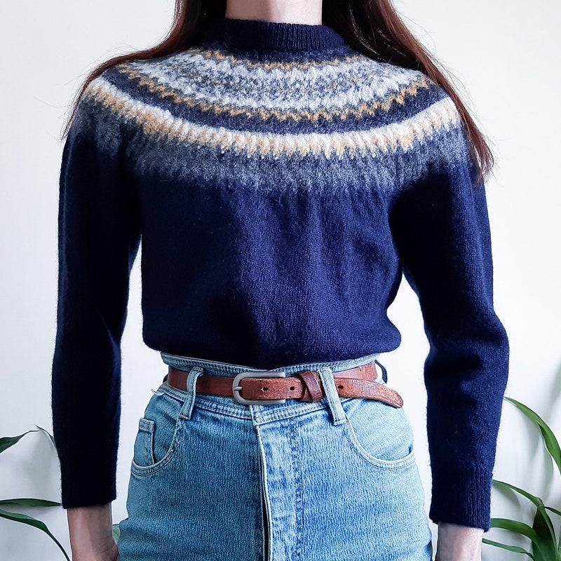Fair Isle Sweater - Etsy