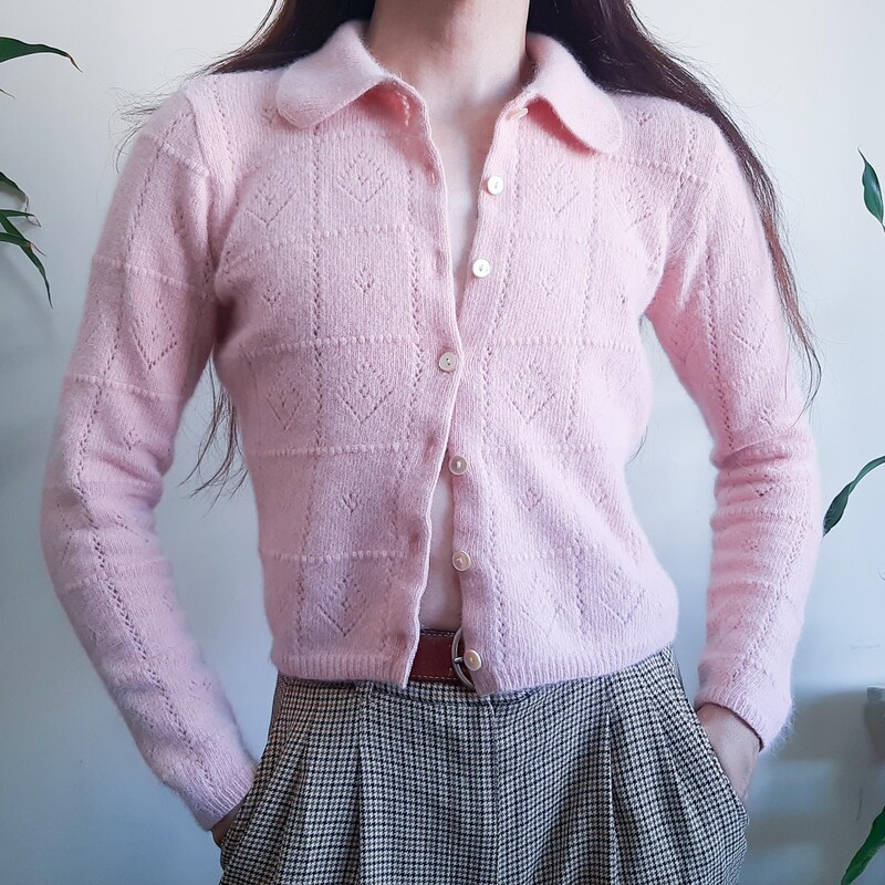 Fuzzy Pink Top - Etsy