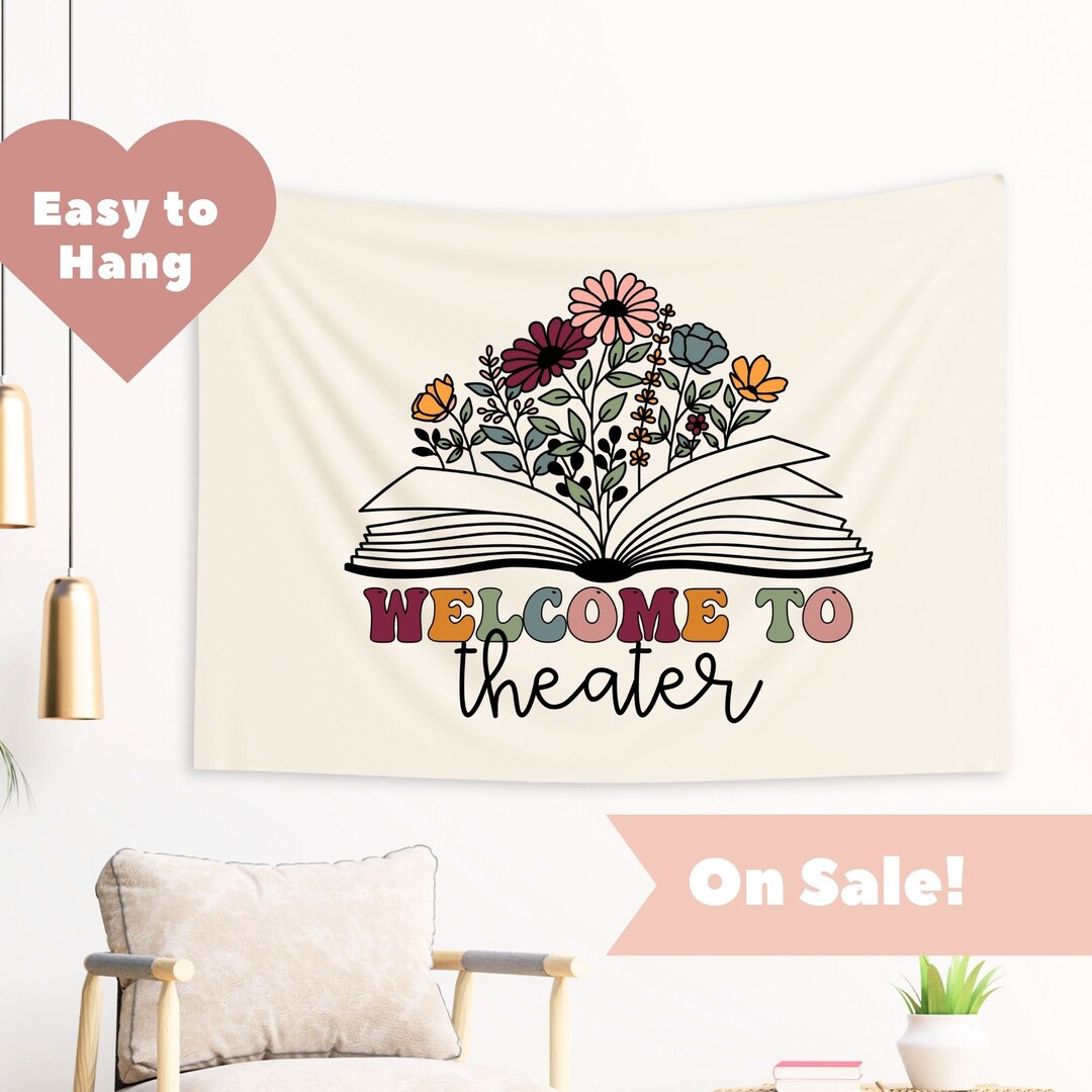 Wildflowers Classroom Tapestry, Theater Teacher Classroom Decor ...