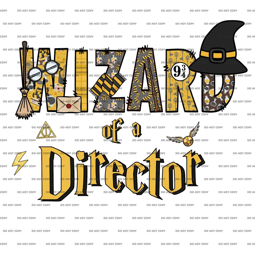 Wizard of a Director Png/director Png/director Design/director ...