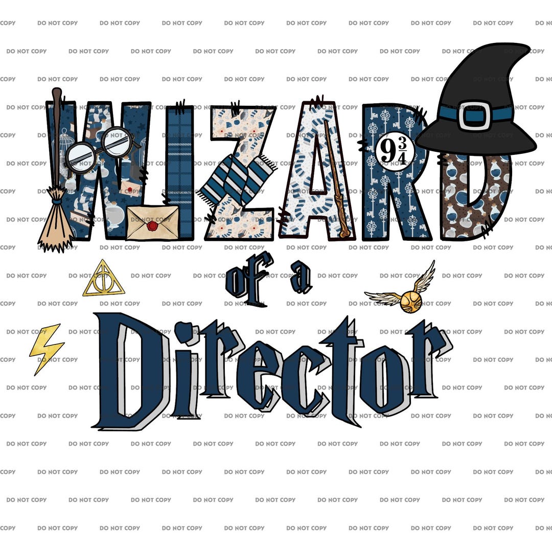 Wizard of a Director Png/director Png/director Design/director ...