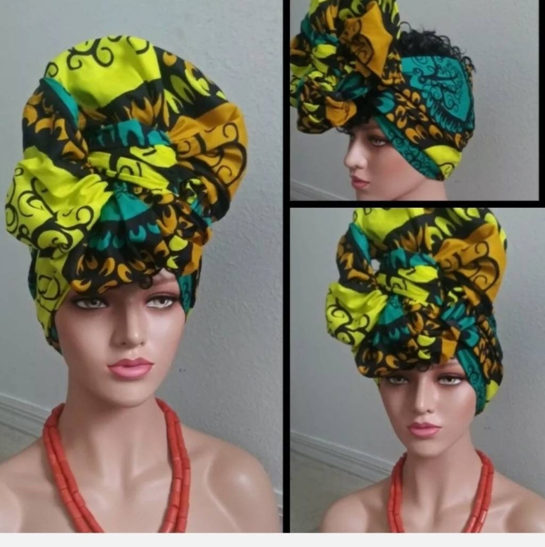 African Headwrap/ African Print Scarf/ Women's Headweap/ Fabric Scarf ...