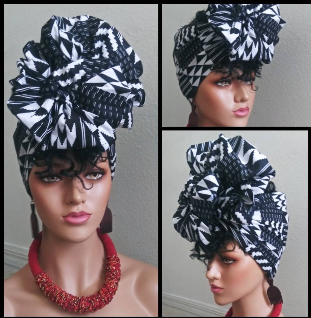 African Headwrap/ African Print Scarf/ Women's Headweap/ Fabric Scarf ...