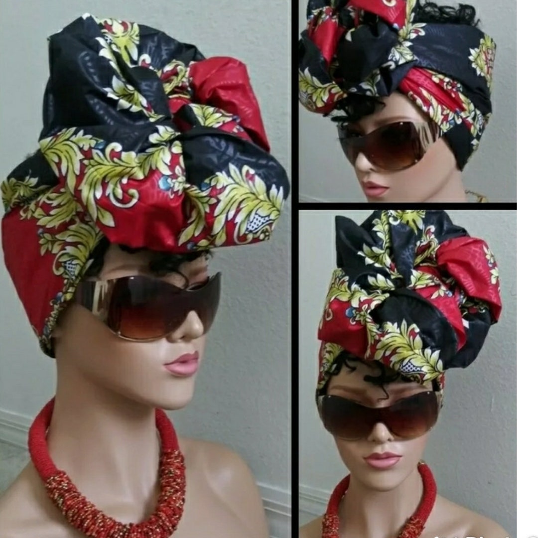African Headwrap/ African Print Scarf/ Women's Headweap/ Fabric Scarf ...