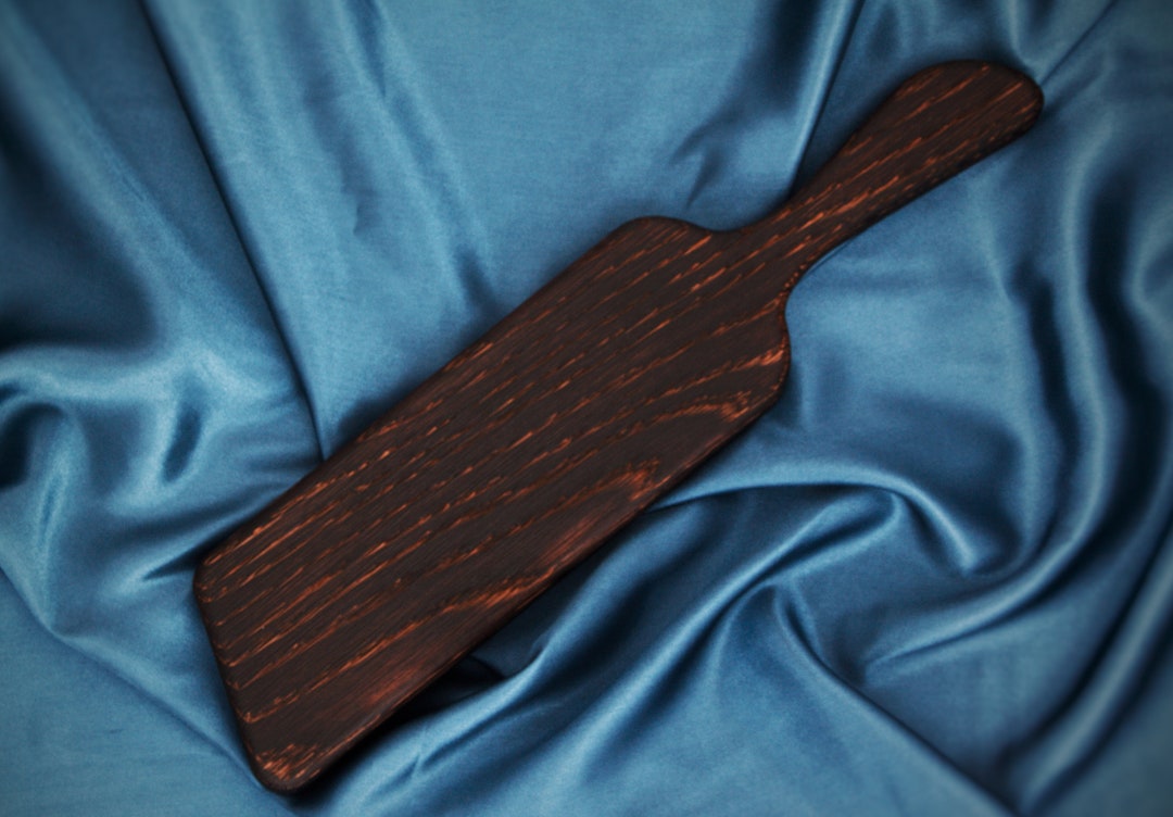 BDSM Spanking Paddle Burnt Oak Wooden Imprint Paddle - Etsy