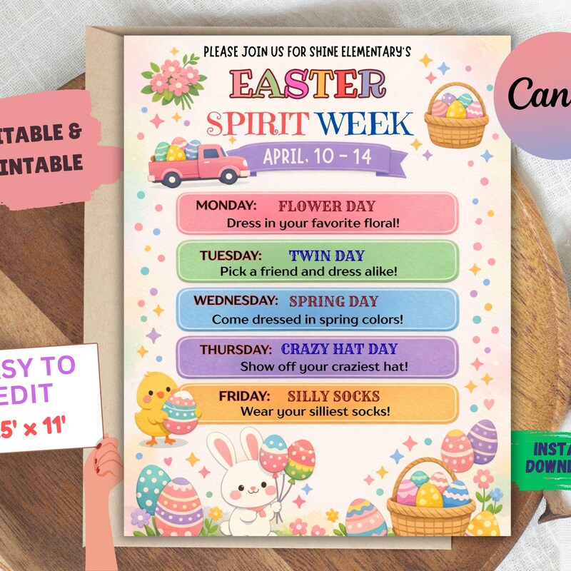 Easter Spirit Week - Etsy