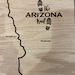 The Arizona Trail Sign I the Arizona Trail Map-choose Your - Etsy
