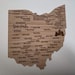 Ohio State Park Sign I Ohio State Park Map- Choose Your Wood - Etsy