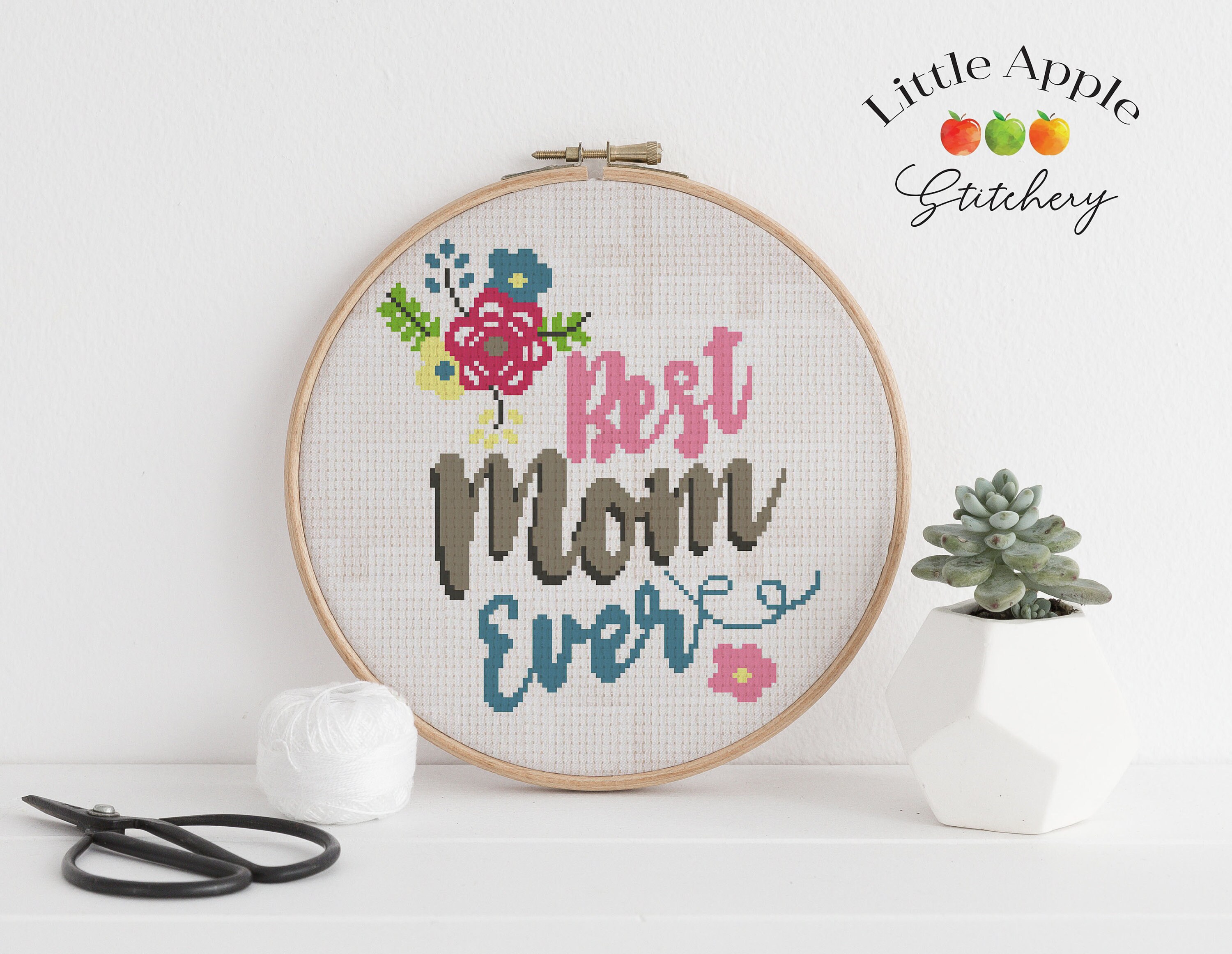 Mom Cross Stitch Pattern - Mothers Day - Etsy