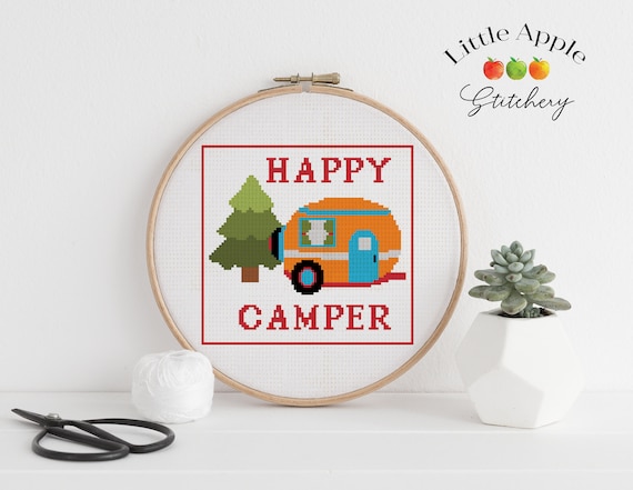 Camper Cross Stitch Pattern PDF RV | Etsy