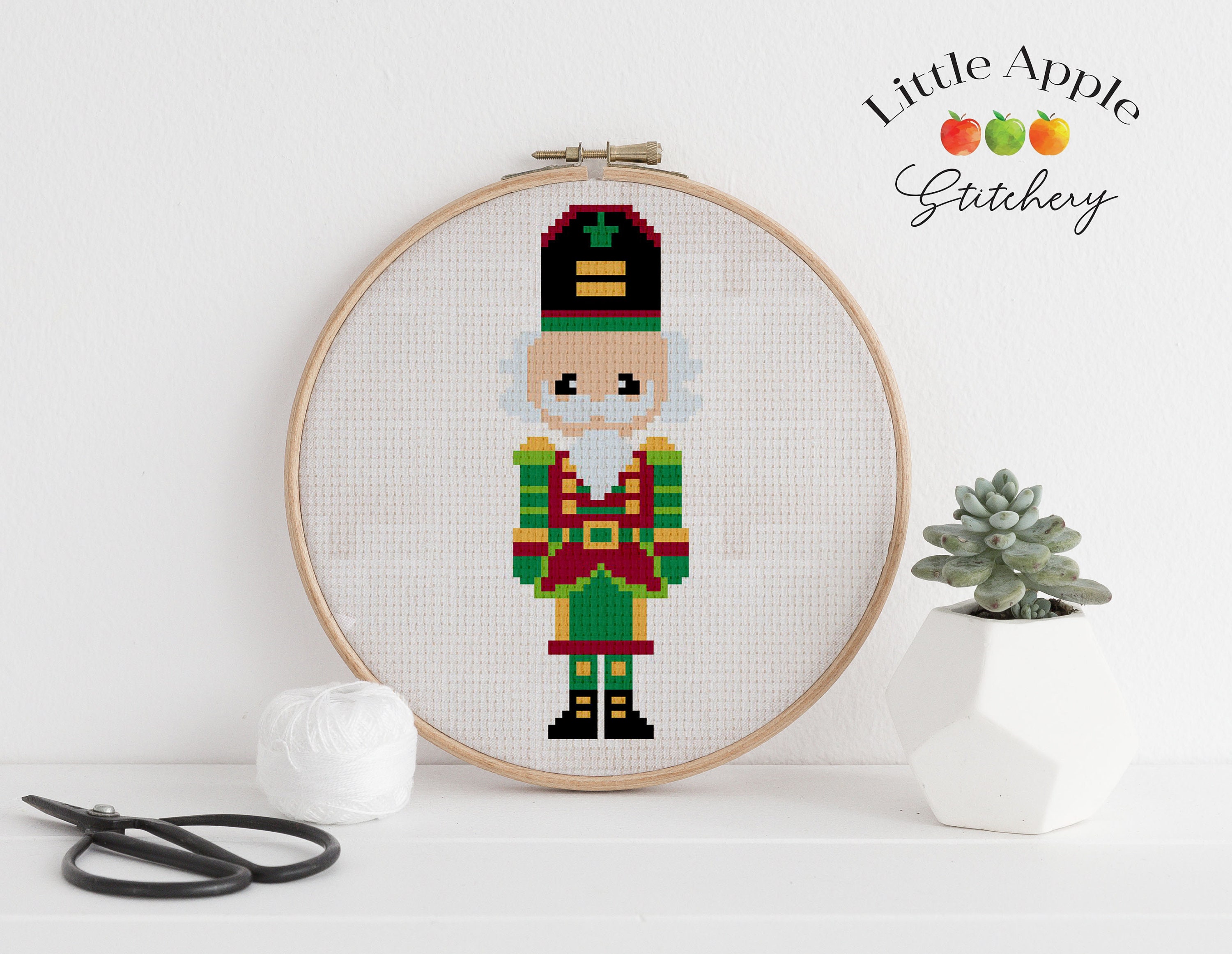 Nutcracker cross Stitch Pattern PDF Christmas | Etsy