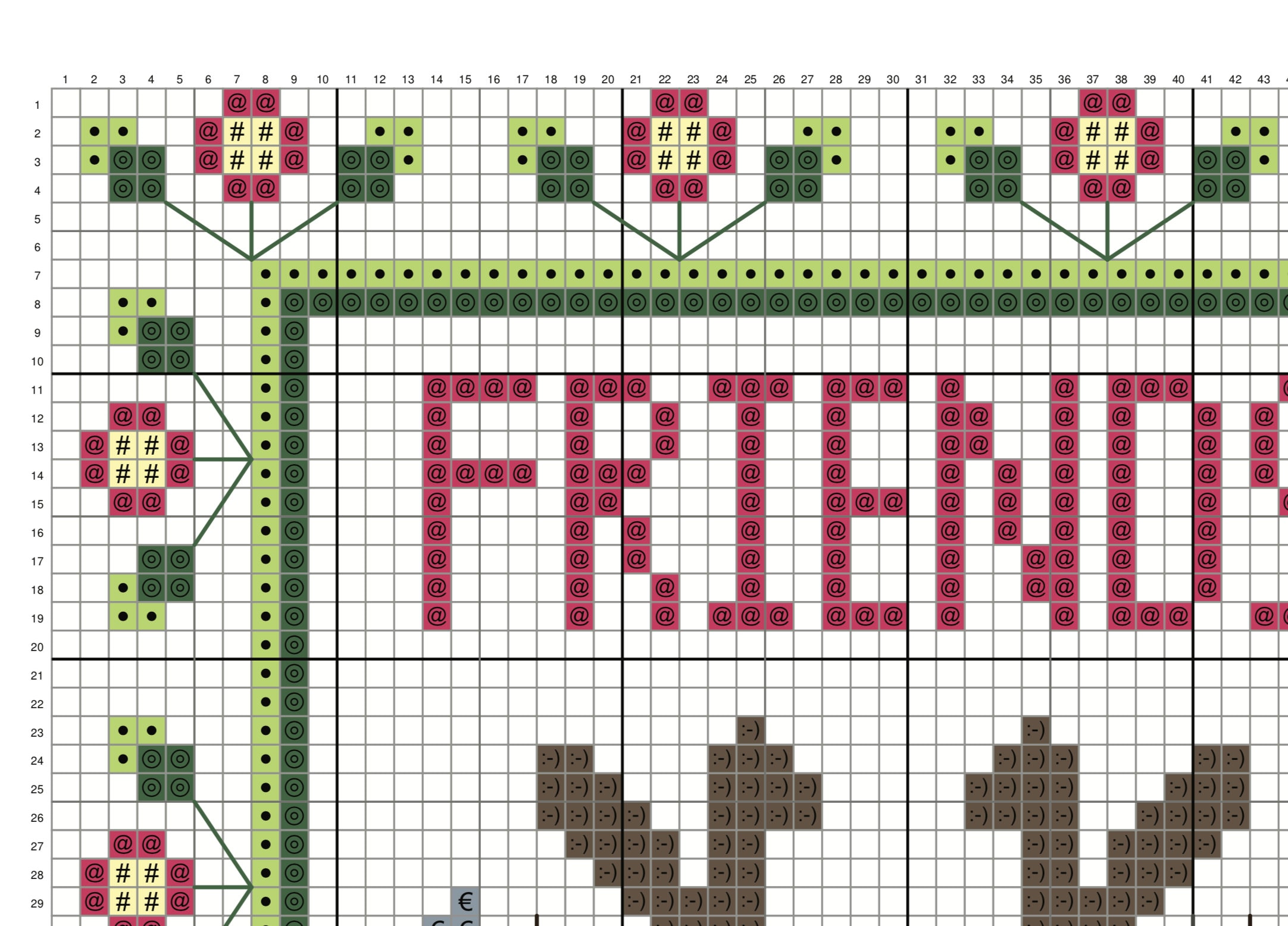 Friendship Cross Stitch Pattern Bunny Quick Stitch Project | Etsy