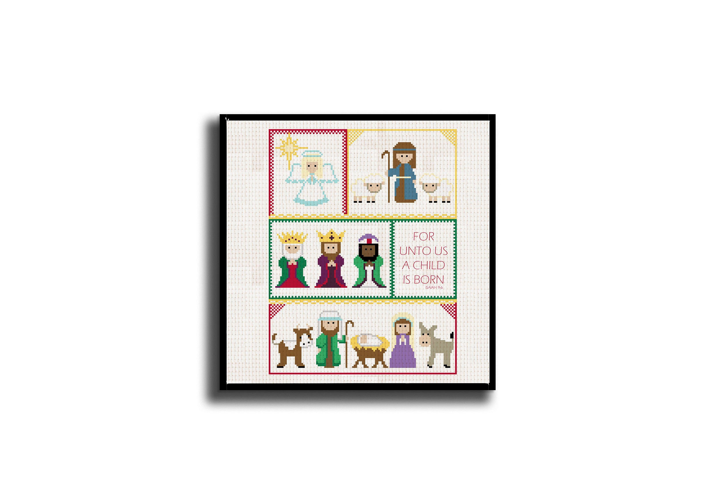 Christmas Nativity Cross Stitch Pattern PDF Religious - Etsy