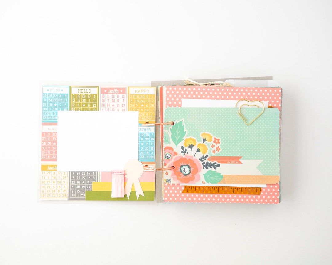 Pre-made Scrapbook • Vintage Bliss • 6x6 | Pre-made Scrapbook ...