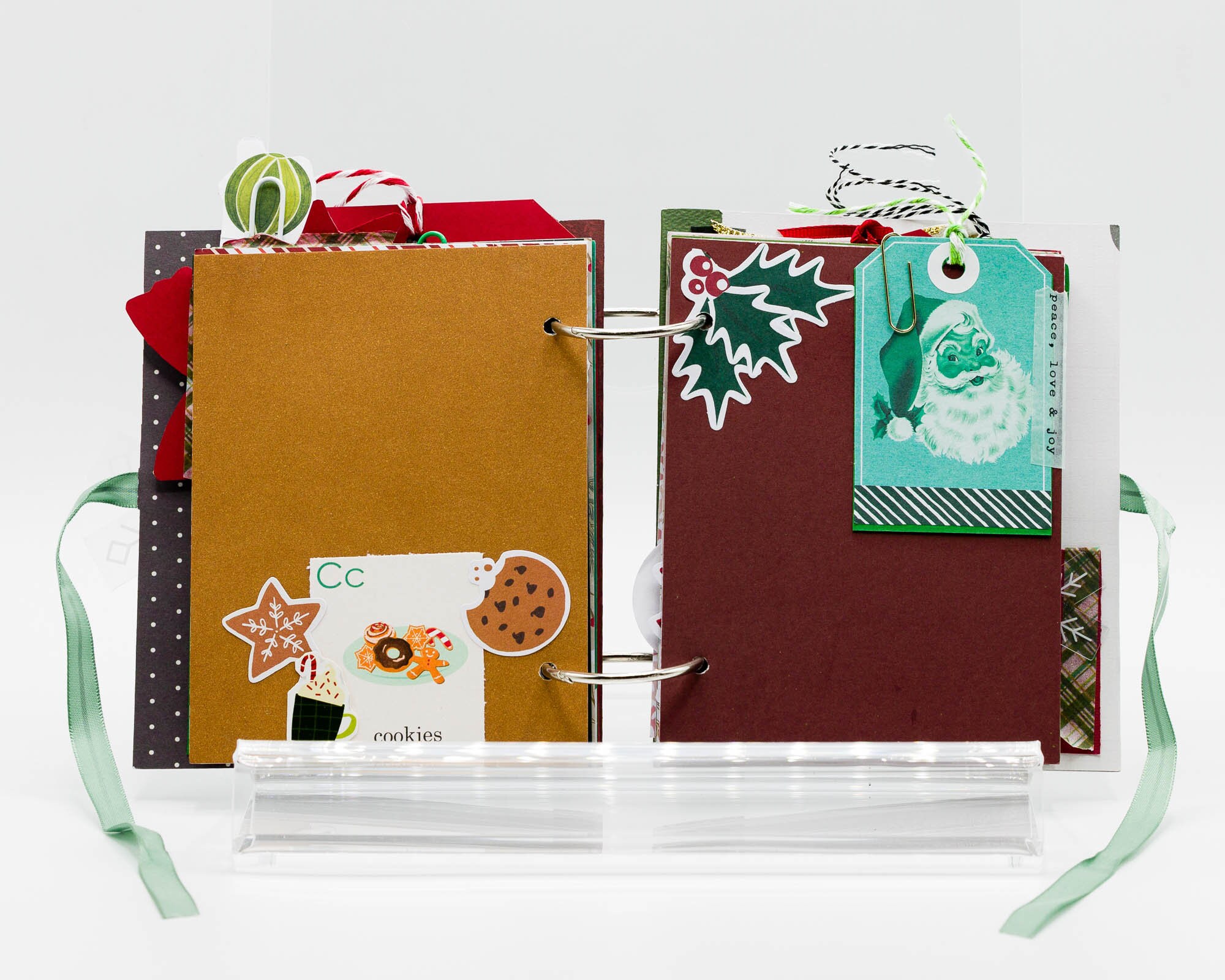 Pre-made Scrapbook Good Cheer // Pre-made Scrapbook, Christmas ...
