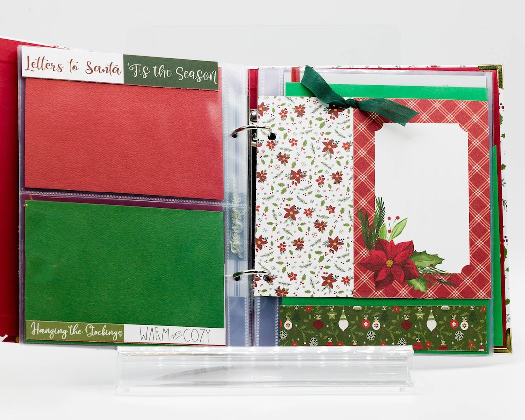 Pre-made Scrapbook -- December Memories // Pre-made Scrapbook ...