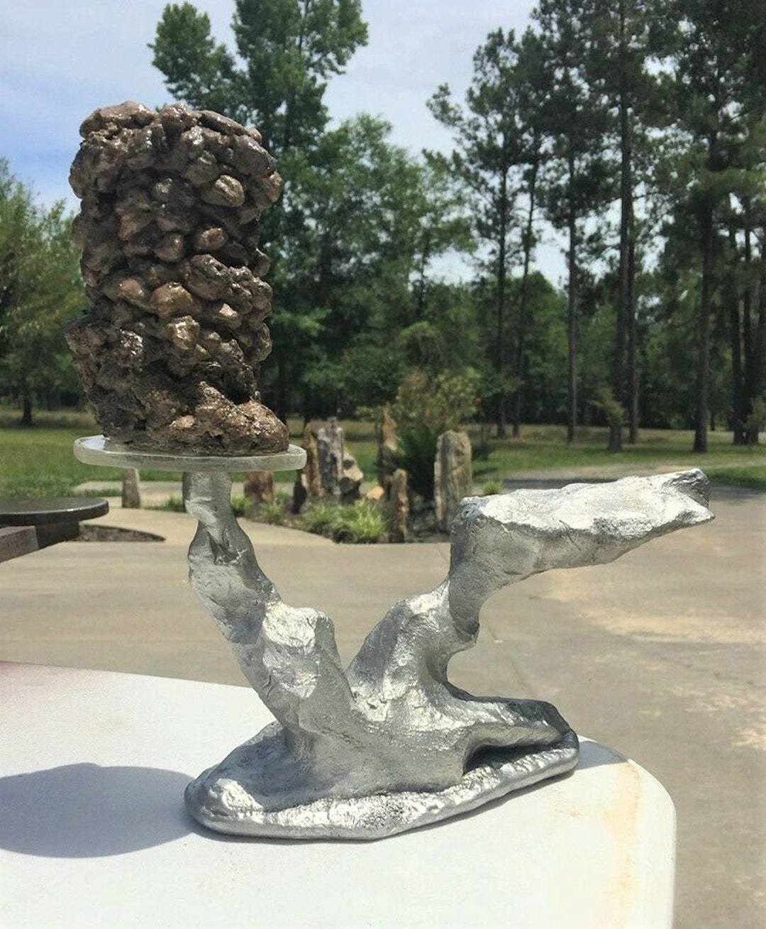 Crawfish Mound - Chimney / Burrow Sculpture. (UD) Aluminum Art by ...