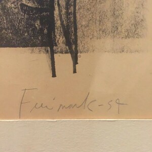 Robert Freimark Signed Original Abstract- Titled "kp", 1959. Never ...