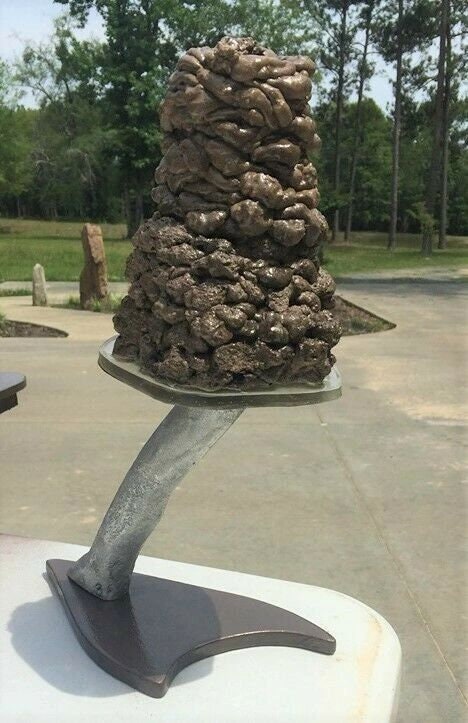Crawfish Mound - Chimney / Burrow Sculpture. (BS) Aluminum Art by ...