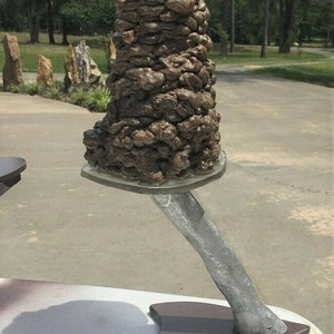Crawfish Mound - Chimney / Burrow Sculpture. (BS) Aluminum Art by ...