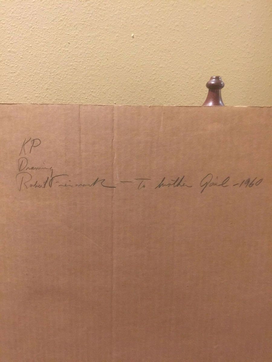 Robert Freimark Signed Original Abstract- Titled "kp", 1959. Never ...