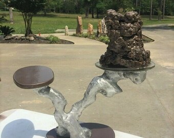 Crawfish Mound Chimney / Burrow Sculpture. BS Aluminum Art - Etsy