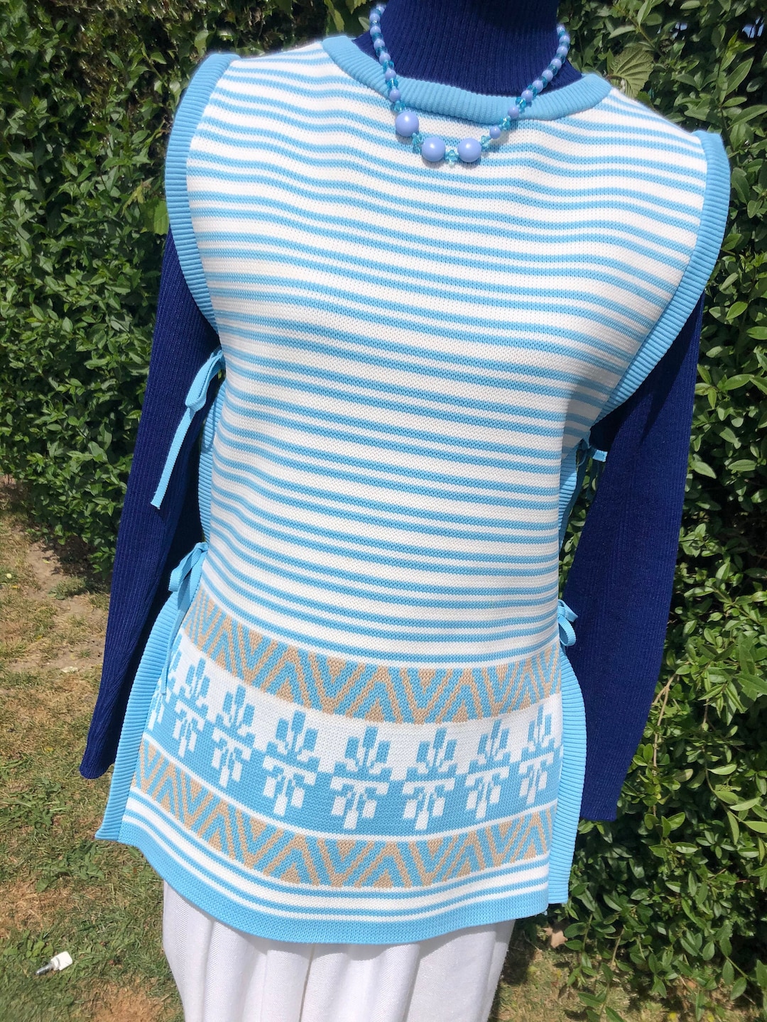 Vintage 1970s Tunic, Vintage Alison Jane, Vintage Tunic, 1970s Tunic ...