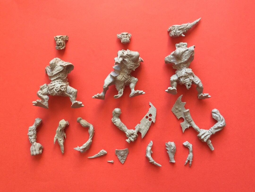 Nurgle Bile Trolls Forgeworld Upgrade Kit Chaos Rare OOP Resin ...