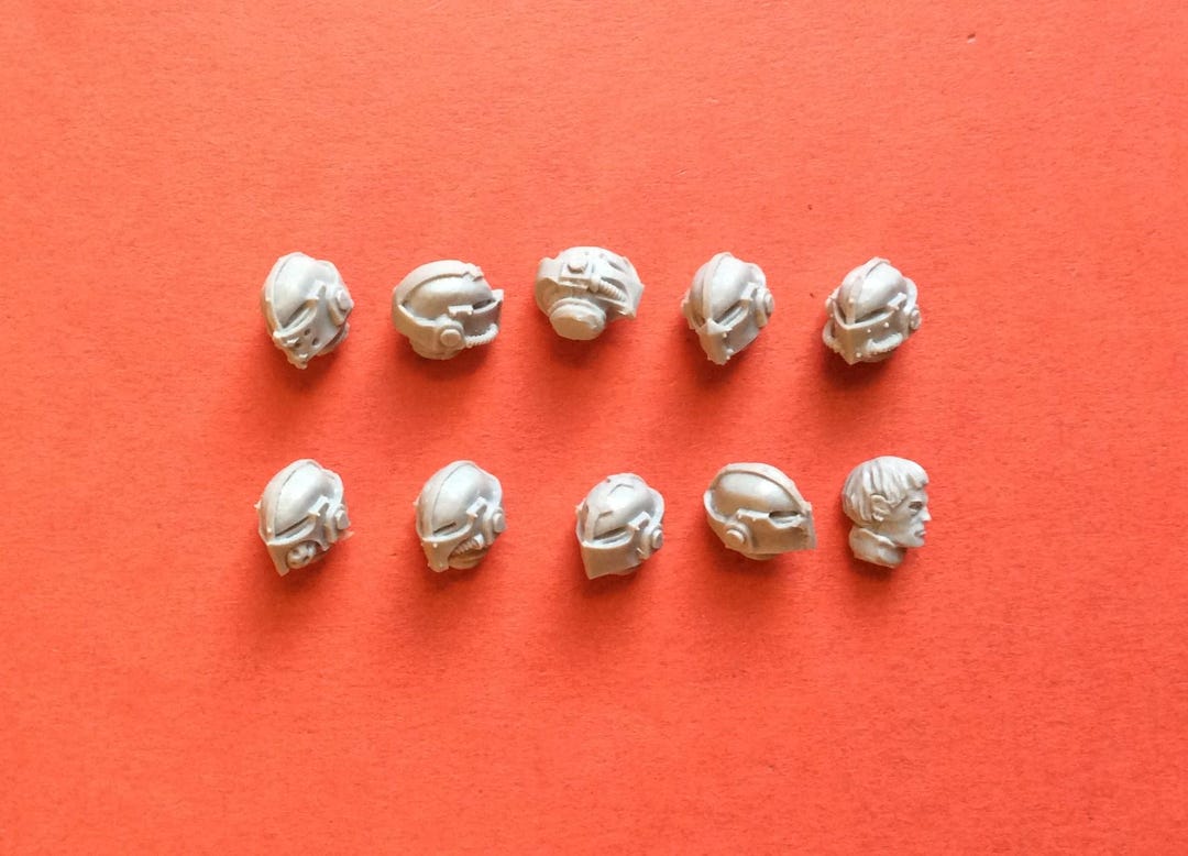Warhammer HH OOP MKIII Dark Angels Heads - Etsy