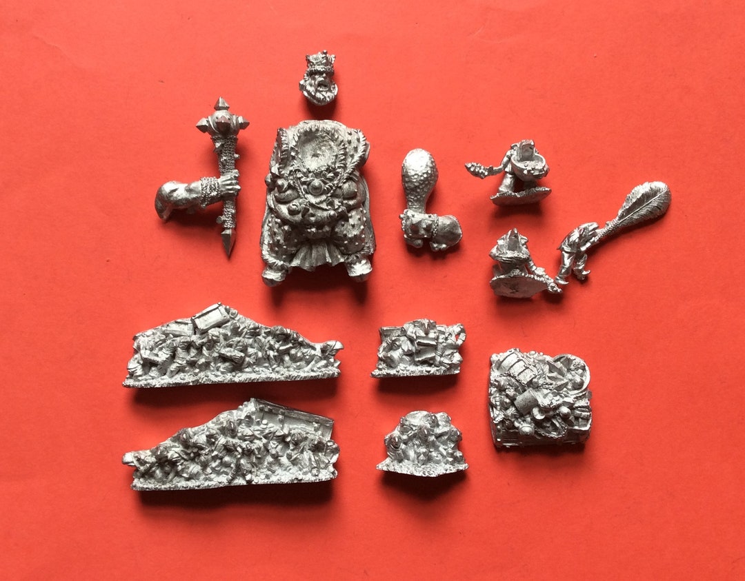 Ogre Kingdoms Greasus Goldtooth AOS Empire Sigmar Rare OOP Metal ...