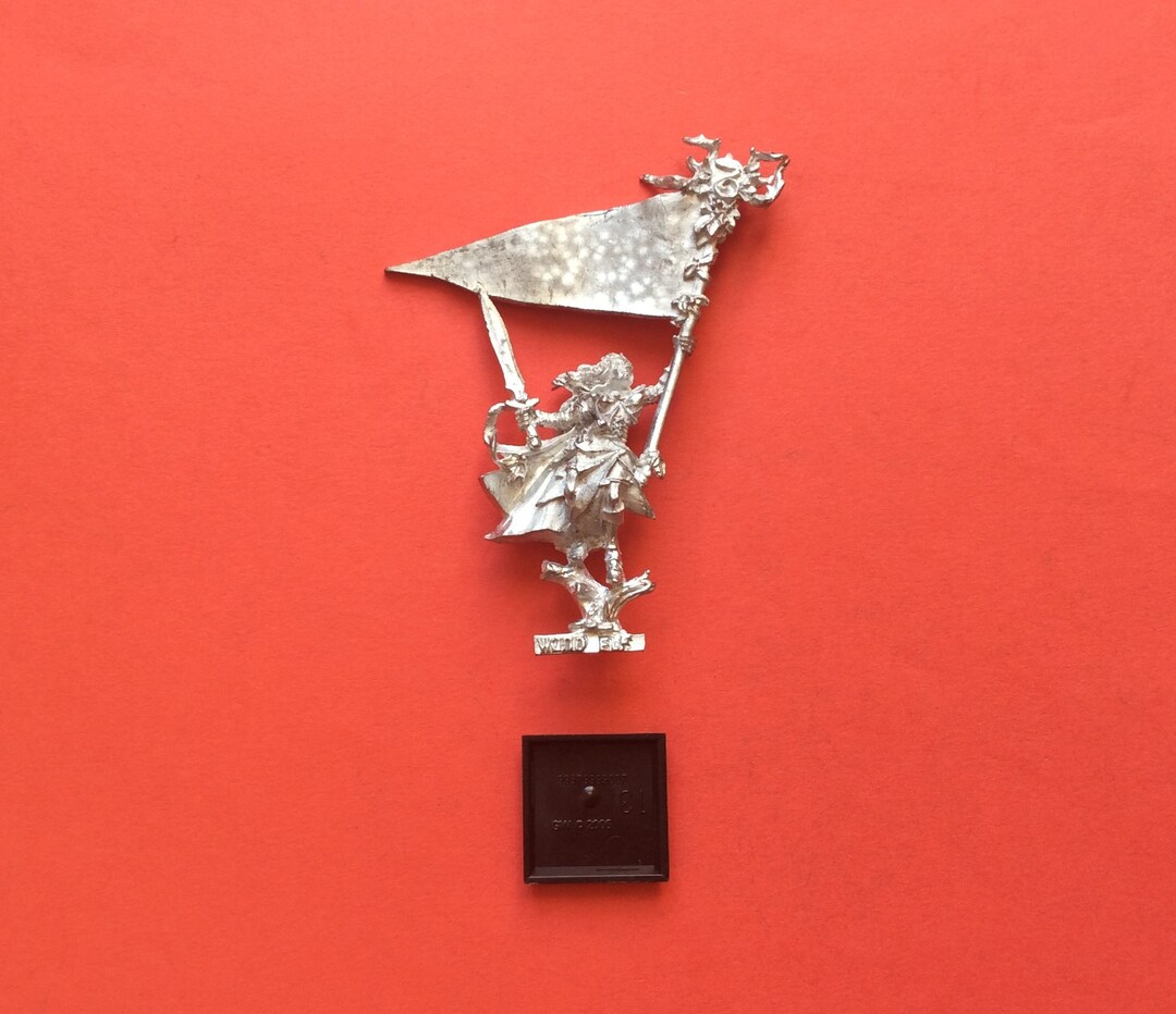 Wood Elf Very Rare Banner Bearer High Elf Wood Elves Rare OOP Metal ...