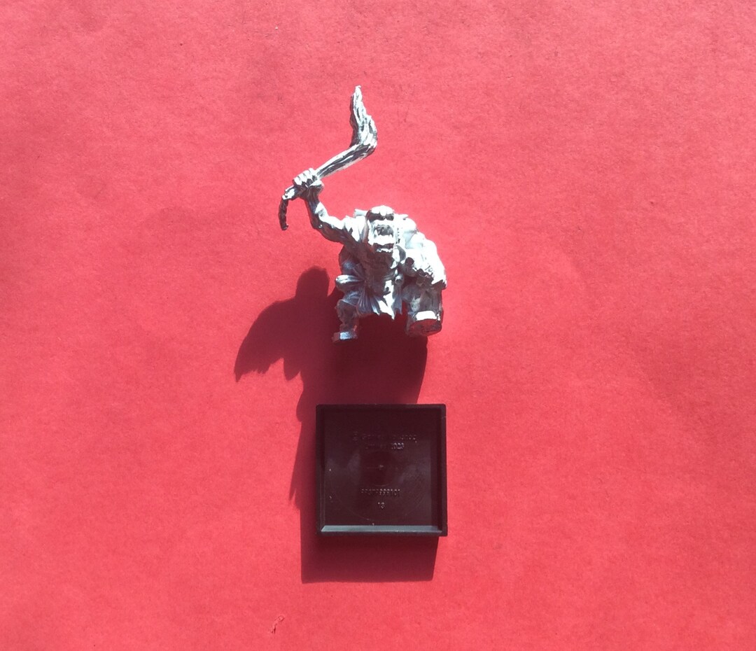 Black Orc With Torch and Pig Underarm Orcs & Goblins Destruction Very ...