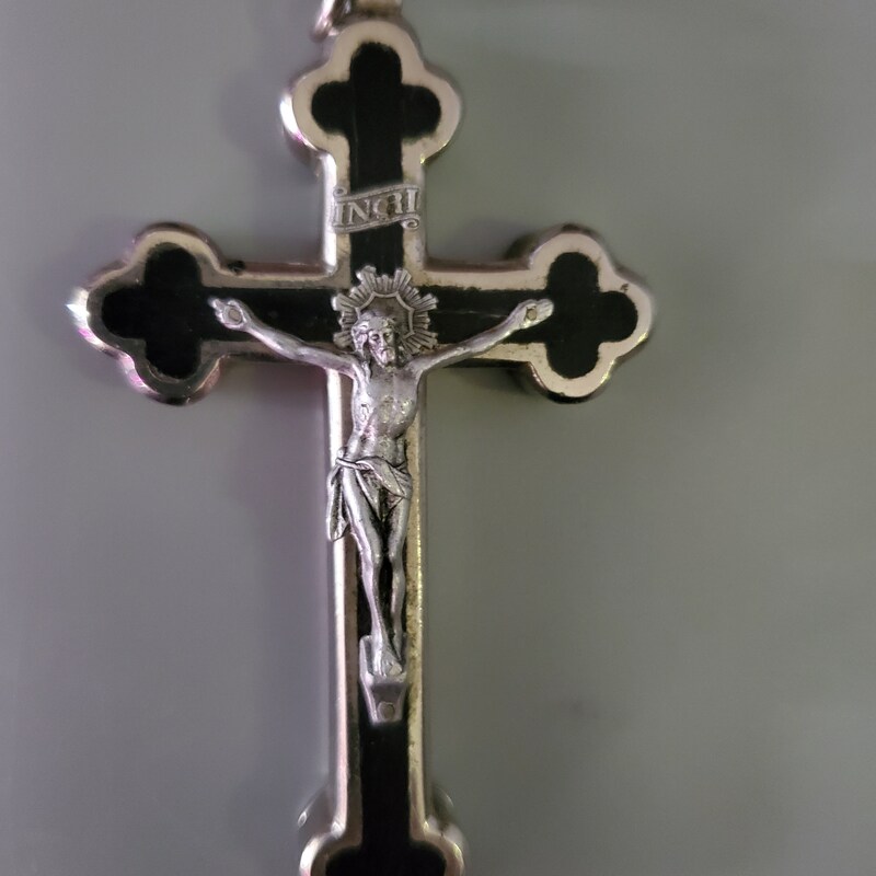 Black Crucifix - Etsy