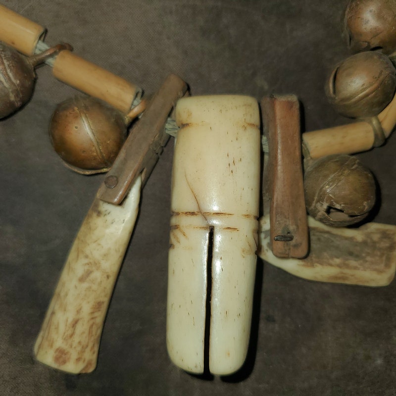 Tribal Bone Necklace - Etsy