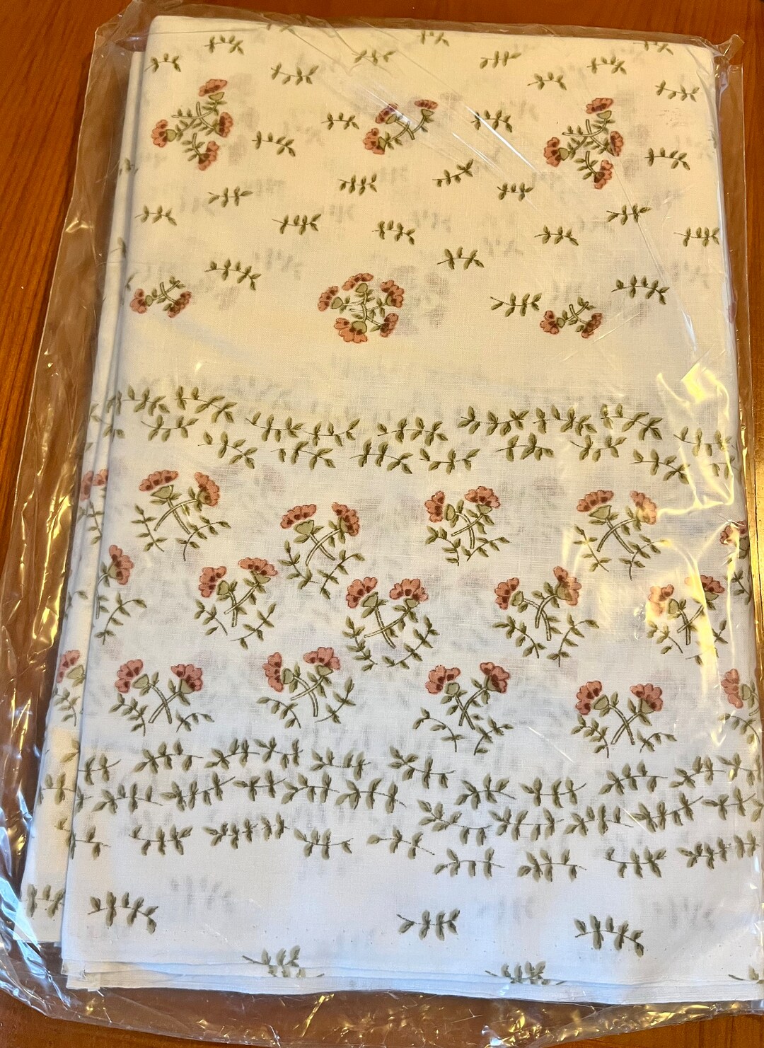 Vinted Bed Sheet From the GDR, Original Packaging, Flower Design ...