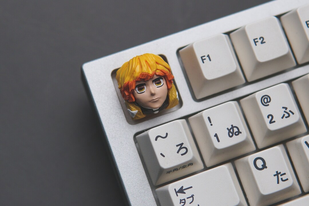 Zenitsu Artisan Keycap - Etsy
