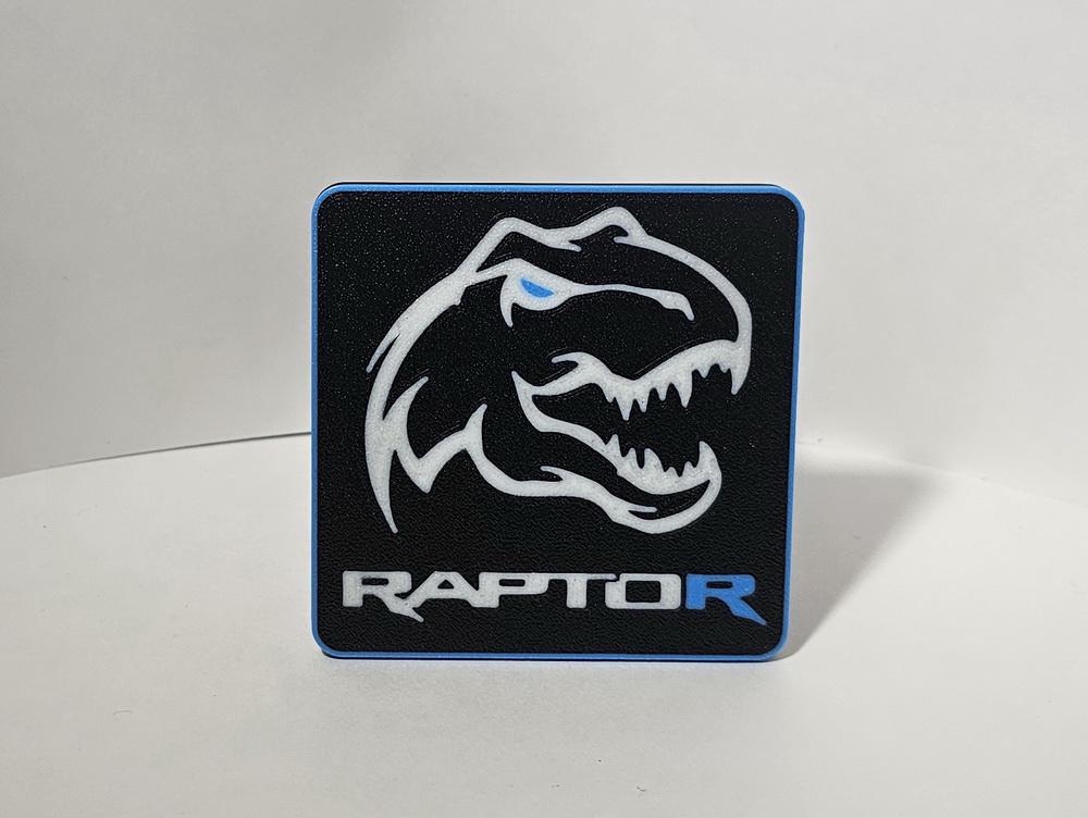 Ford Raptor R Dino F150, F-150, Trailer Hitch Cover, Customizable Color ...