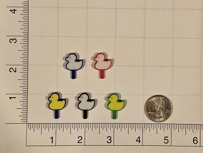 Duck Rave Sprouts - Sprout Clips - 5-piece Set – Customizable Color ...