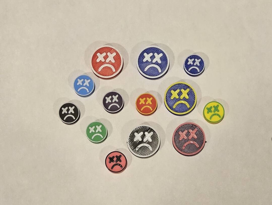 RIP Smiley Face Rave Beads - Kandi - Customizable Color - Rave ...